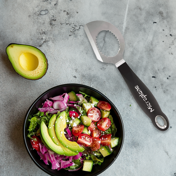 3-in-1 Avocado Tool - Pit, Slice, Scoop | Easy Avocado Slicer with Bui