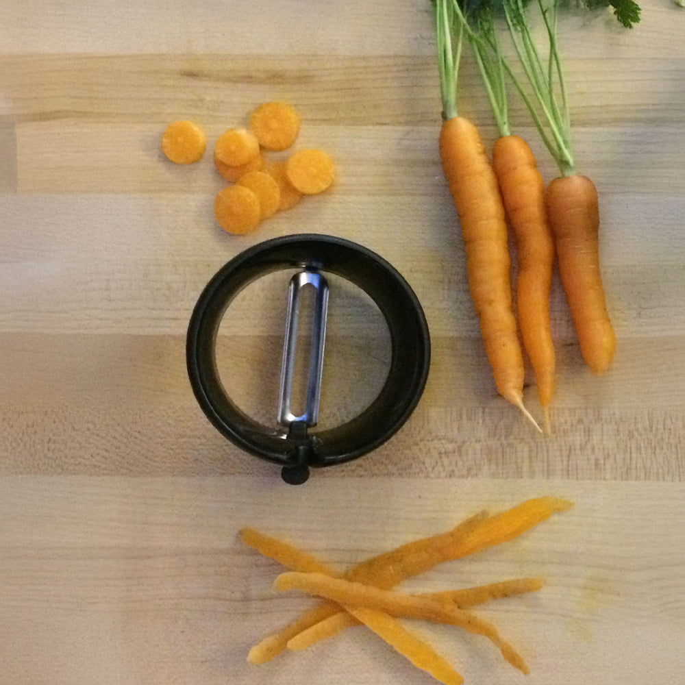 Grip N Strip Straight Peeler - Premium Kitchen Vegetable Peeler with E