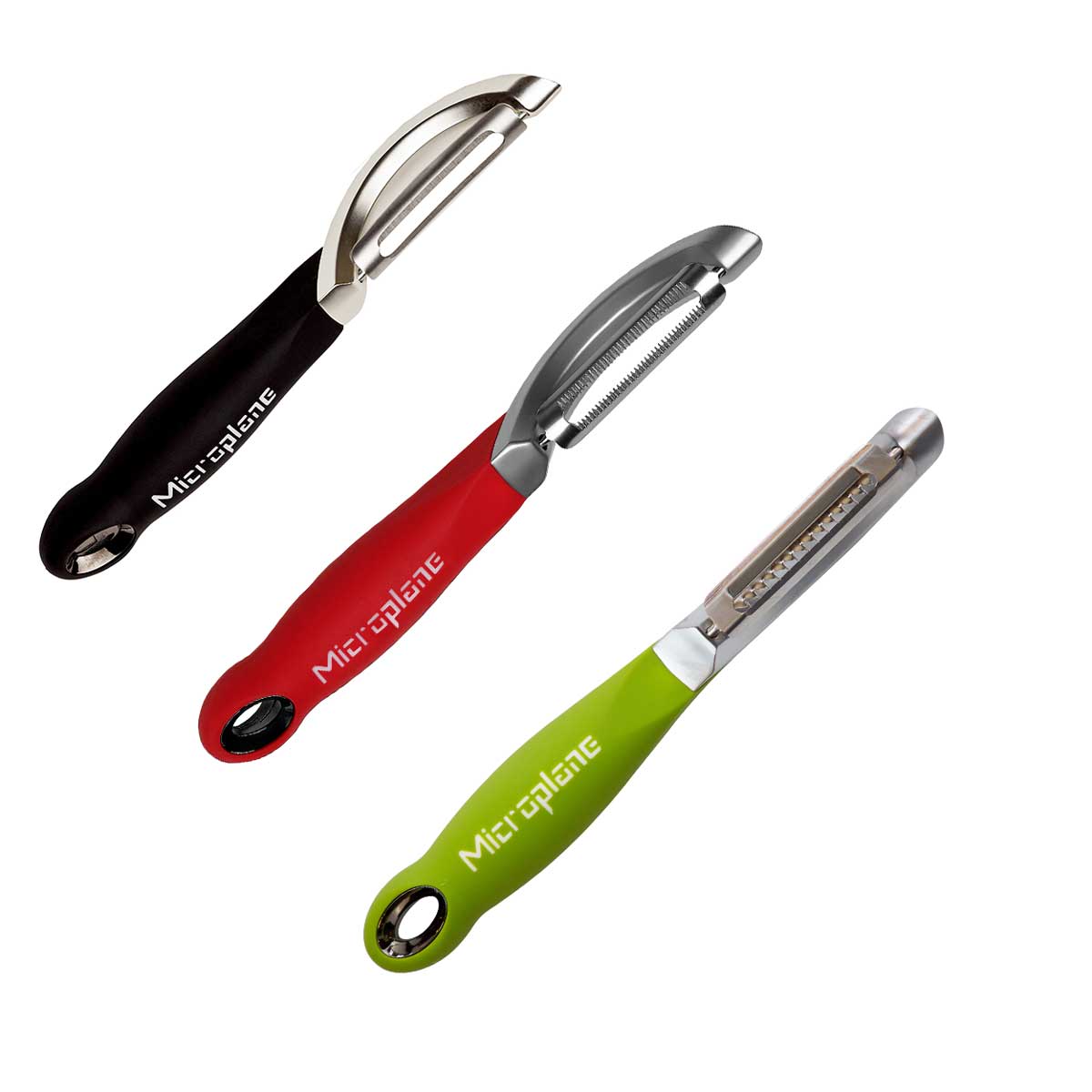 3pc Professional Vegetable Peeler Set | Microplane.com